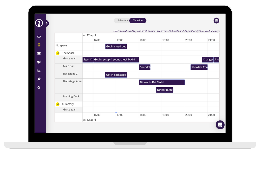 Create event schedules | Book a free demo!